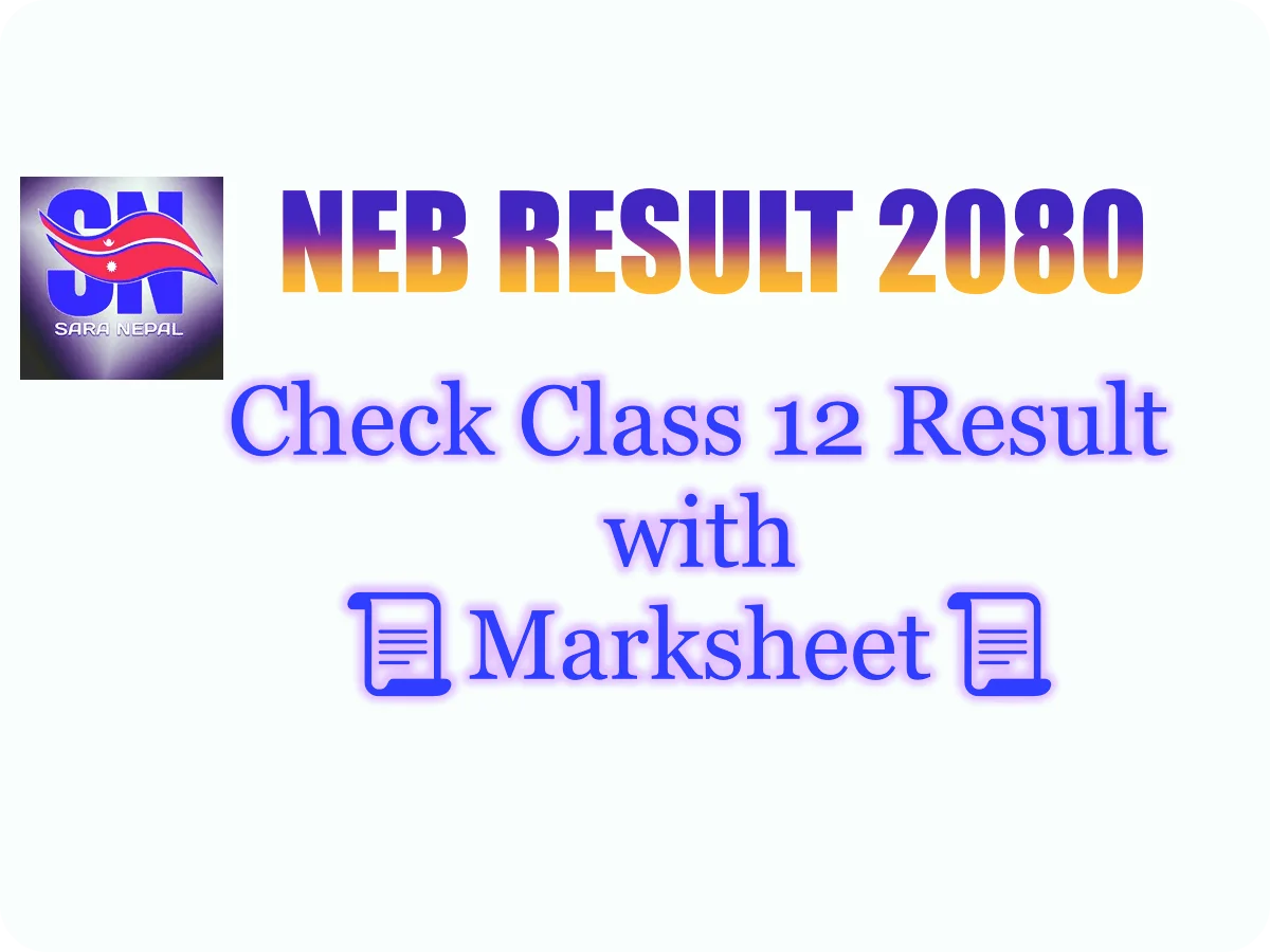 NEB Class 12 Result 2081 - Check Class 12 NEB Results 2081 with ...